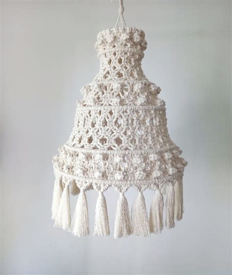 Aba Ur Boho Makrama Lampa Klosz Warszawa Kup Teraz Na Allegro
