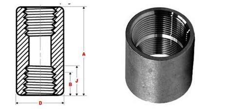 ASTM A105 Coupling SA105 Carbon Steel Socket Weld Half Threaded Full