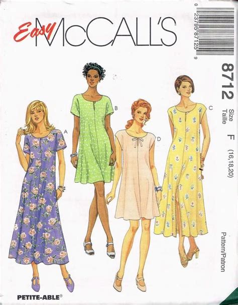 Size 16 20 Misses Easy Plus Size Scoop Neck Sleeveless Or Etsy
