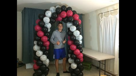 How To Make A Balloon Arch Without Helium Youtube