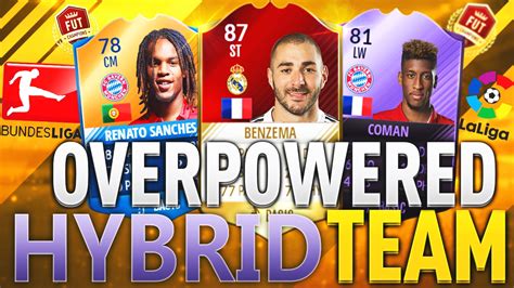 BEST CHEAP OVERPOWERED 50K BBVA BUNDESLIGA HYBRID FUT CHAMPIONS SQUAD