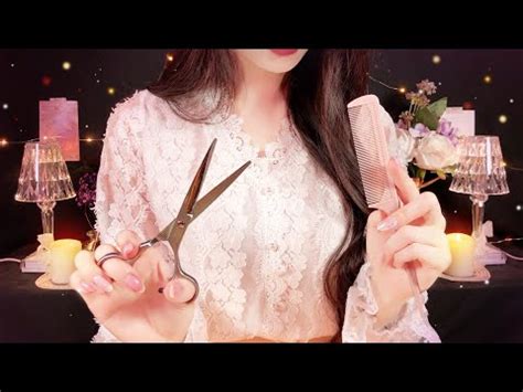 Asmr Eng Hair Salon For Deep Sleep Roleplay Haircut Brushing