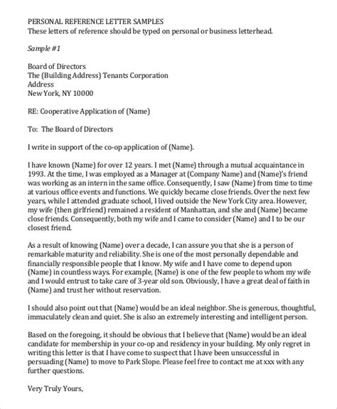 Free Sample Character Reference Letter Templates In Pdf Ms Word