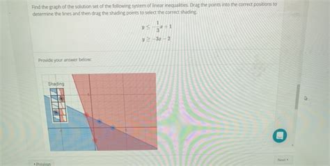 solved find the graph of the solution set of the following