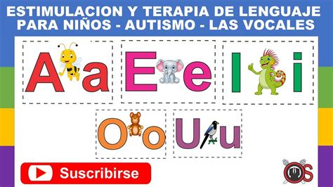 Estimulacion y Terapia de Lenguaje para niños Autismo Las Vocales