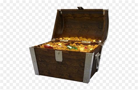 Opened Treasure Chest Png Image Transparent Treasure Chest Open Png