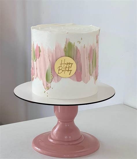 Bolo De Anivers Rio Feminino Moderno Simples Como Fazer Artesanatos