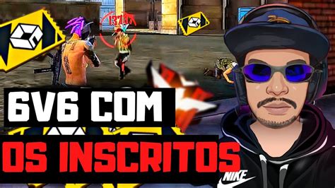 FREE FIRE AO VIVO4V4 AO VIVO INSCRITOS6V6 AO VIVOX1 DOS CRIAS