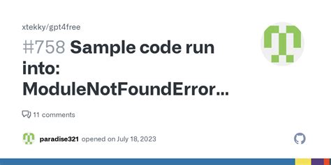 sample code run into modulenotfounderror no module named g4f provider providers · issue 758