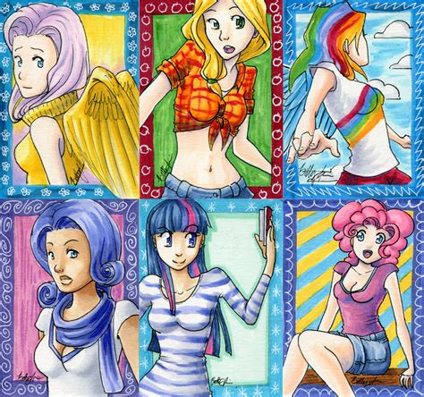 1034 Safe Artistbracinghope Applejack Fluttershy Pinkie Pie Rainbow Dash Rarity