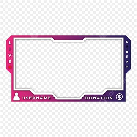 Stream Overlay Vector Art Png Border Streaming Overlay Png Transparant