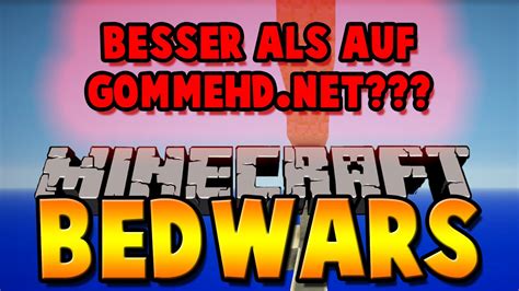 BESSER ALS AUF GOMMEHD NET Minecraft BEDWARS BaastiZockt YouTube