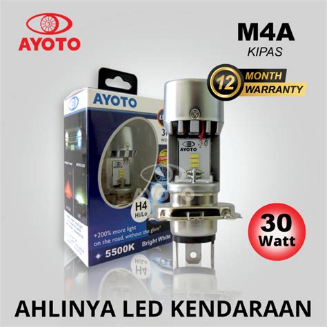 Jual Lampu Depan Ayoto Motor Vixion H Led Ac Dc M A Watt Hi Low