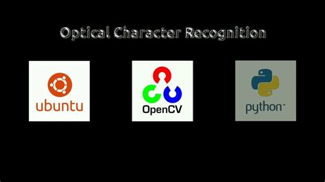 optical character recognition using python and opencv