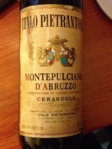 Italo Pietrantonj Cerasuolo Montepulciano D Abruzzo Vivino Canada