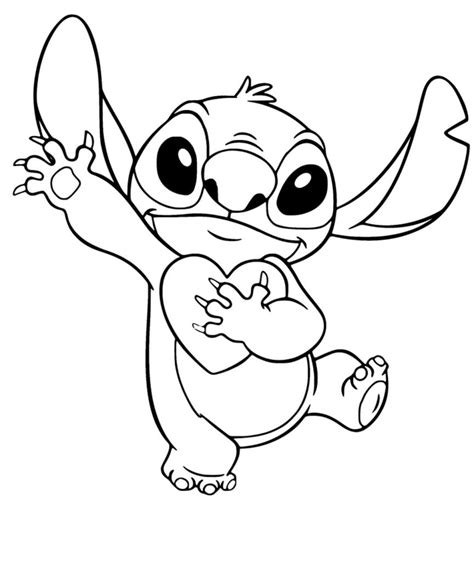 Lista Imagen Dibujos Para Colorear De Stitch Y Su Novia Cena Hermos