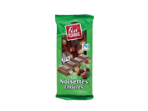 Chocolat lait noisettes entières Lidl France Archive des offres