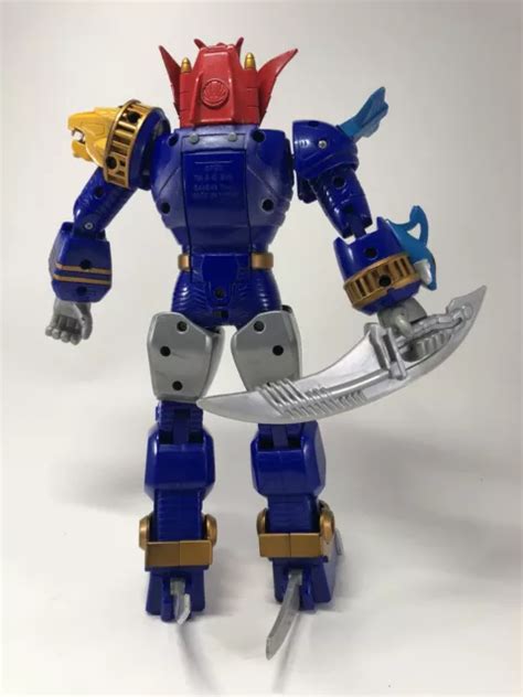2002 POWER RANGERS Ninja Storm Blue Lightning Megazord Bandai 10