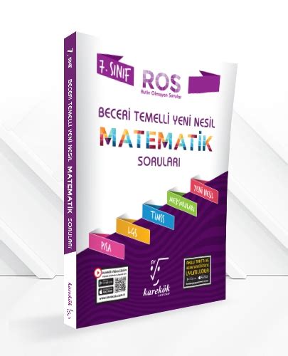 7 SINIF BECERİ TEMELLİ YENİ NESİL MATEMATİK SORULARI Karekök Yayıncılık