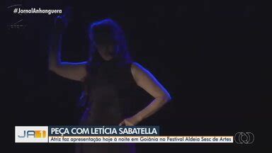 Ja Edi O Atriz Let Cia Sabatella Se Apresenta Em Teatro De