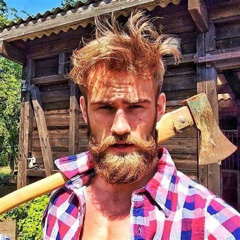 Hot Ginger Lumberjack Beard No Mustache Beard Styles For Men Beard Styles