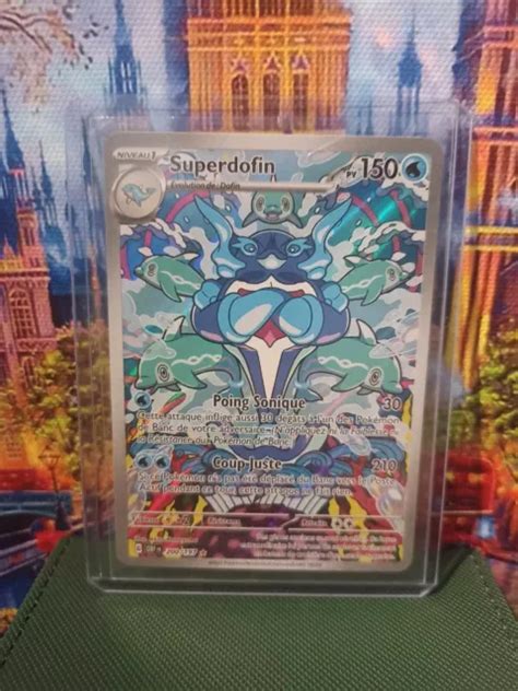 CARTE POKÉMON SUPERDOFIN 200 197 Secrète EV03 Flammes Obsidiennes Neuve