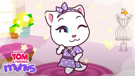 Dressing Up The Perfect Dress Talking Tom Friends Minis YouTube