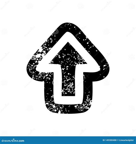 Icono Apenado Flecha De La Direcci N Ilustraci N Del Vector