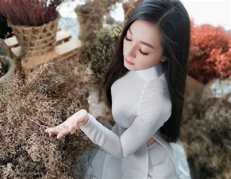 Lê Vũ Quỳnh Trâm Áo dài quá mỏng Nguyễn Quỳnh Flickr