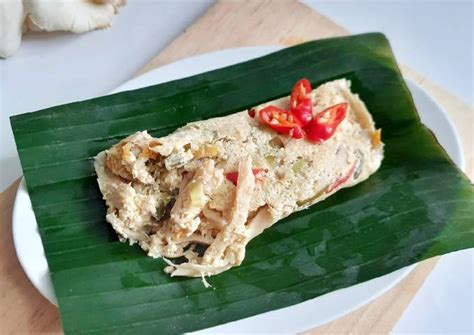 Resep 953 Pepes Jamur Tiram Tahu Oleh Dapur Ibuk Kayana Cookpad