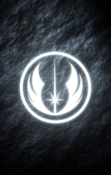 Jedi Order Star Wars Phone Glowing Symbol Star Wars Jedi Symbol HD