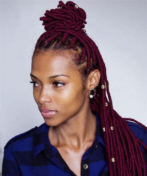 40 Fabulous Funky Ways To Pull Off Faux Locs Faux Locs Hairstyles