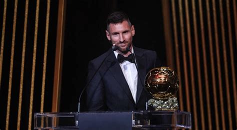 Lionel Messi sacré Ballon dOr 2023 devant Erling Haaland et Kylian