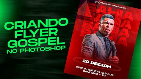 COMO CRIAR FLYER GOSPEL DE AGENDAS SEMANAL NO PHOTOSHOP PSD FREE NO