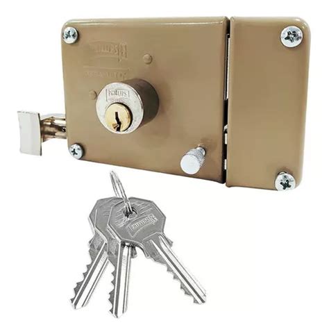 Cerradura Puerta Chapa Phillips 715 Derecha Herreria Acero MercadoLibre