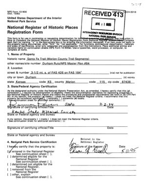 Fillable Online Pdfhost Focus Nps NPS Form 10 900 Tuct Pdfhost Focus