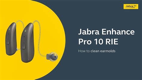 How To Clean Earmolds On Jabra Enhance Pro Rie Hearing Aids Youtube