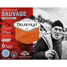Saumon fumé sauvage d Alaska Delpeyrat Intermarché