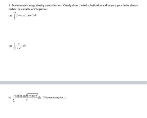 [answered] evaluate each integral using a substitution clearly show kunduz
