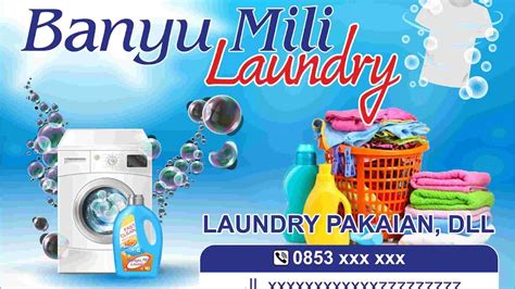Spanduk Laundry Cdr 52 Koleksi Gambar