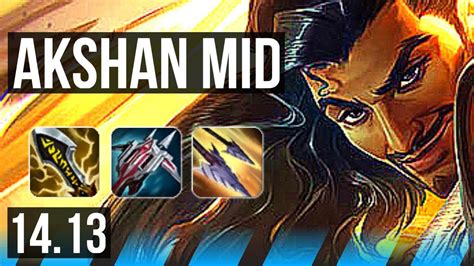 Akshan Vs Brand Mid Quadra Winrate Legendary Eune