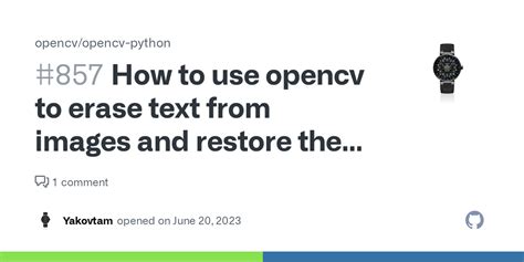 How To Use Opencv To Erase Text From Images And Restore The Background