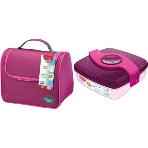 Maped Picnik Origins Lunch bag Sac à Déjeuner Isotherme Rose Picnik