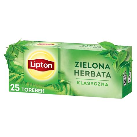 Lipton Zielona Herbata Klasyczna 32 5 G 25 Torebek Zakupy Online Z