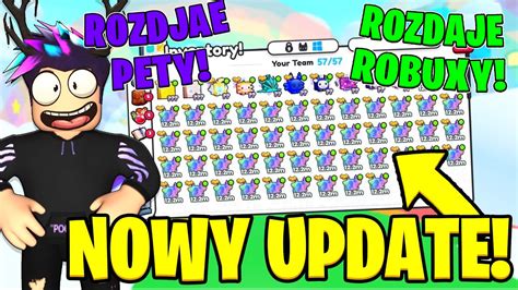 NOWY UPDATE ROZDAJE ROBUXY ROZDAJE PETY PET DLA KAŻDEGO GRAMY W