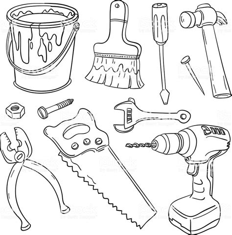 Dibujos Para Colorear E Imprimir Herramientas