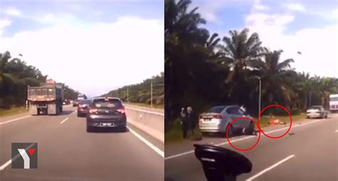 Niat Nak Bantu Tukar Tayar Kereta Tepi Jalan Dua Lelaki Maut Dirempuh Lori