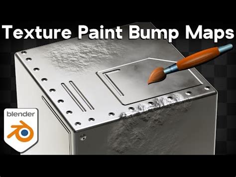 How To Texture Paint Bump Maps In Blender Tutorial