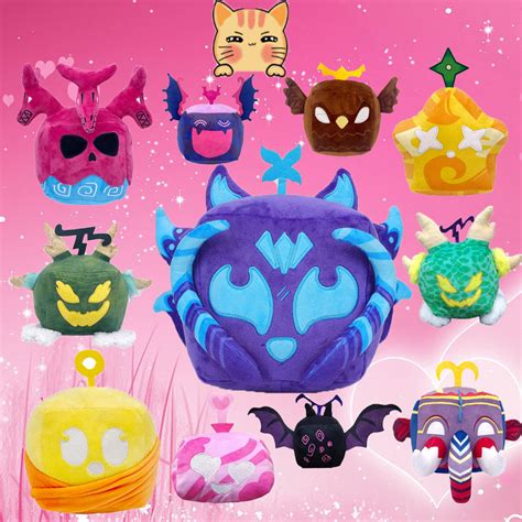 In Stock Blox Fruits Game Blox Fruits Plush Roblox Blox Fruit Plushie