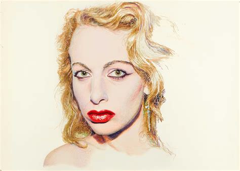Modern Post War Contemporary Franz Gertsch Irène VIII Van Ham